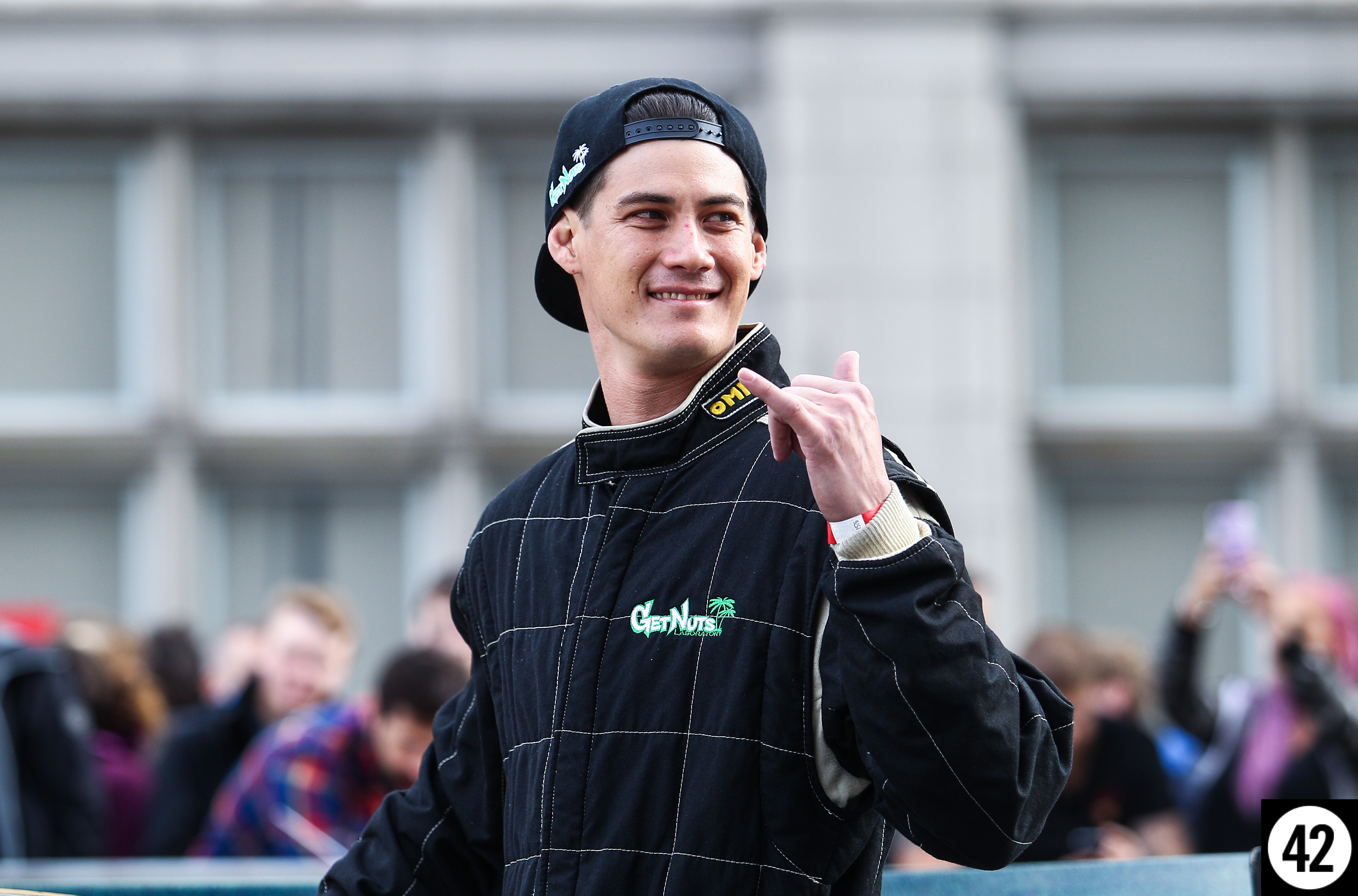 Forrest Wang during Red Bull Drift Shifters in Liverpool. - Paddock 42